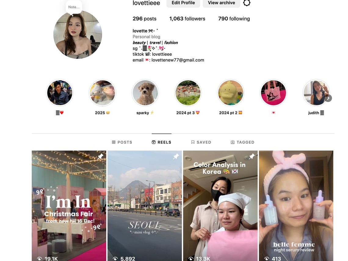 Instagram/TikTok UGC | Lovette New's portfolio | Gengen